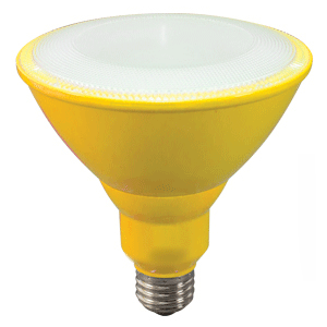 LED PAR38 YELLOW FLOOD LIGHT BULB 8 WATTS YELLOW LED LIGHT BULB – Bulborama