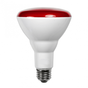 LED BR30 RED FLOOD LIGHT BULB 9 WATTS (65 WATT) RED LED LIGHT BULB ...