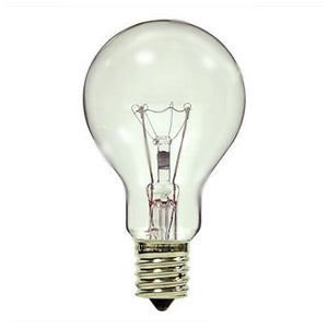 40 WATT A15/CLEAR/E17 INTERMEDIATE BASE INDUSTRIAL GRADE BULB (6 PACK ...